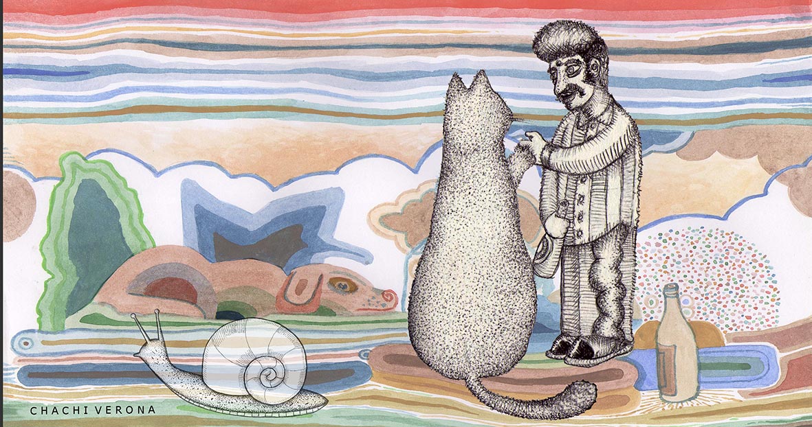 «Día del Animal: tomando un porrón con un gato piola en la quinta del ...